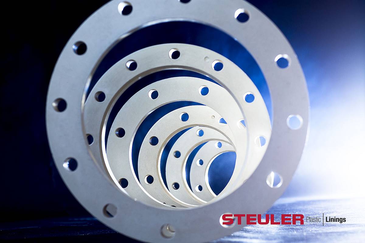 FRP loose flanges | Steuler Linings